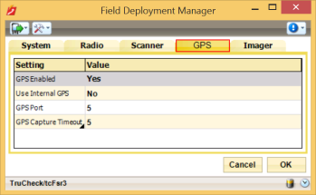 Entering the FZ-G1 and FZ-M1 Tablet GPS Settings in FDM