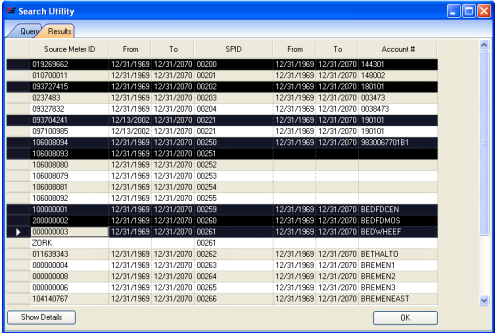 Searching for multiple entity IDs