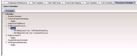 Configuring SAP billing data export