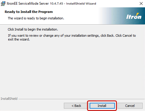 Installing the Service Mode Server